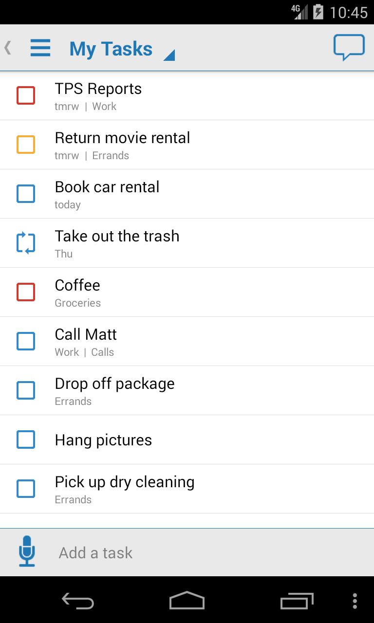 What is Astrid? · Tasks